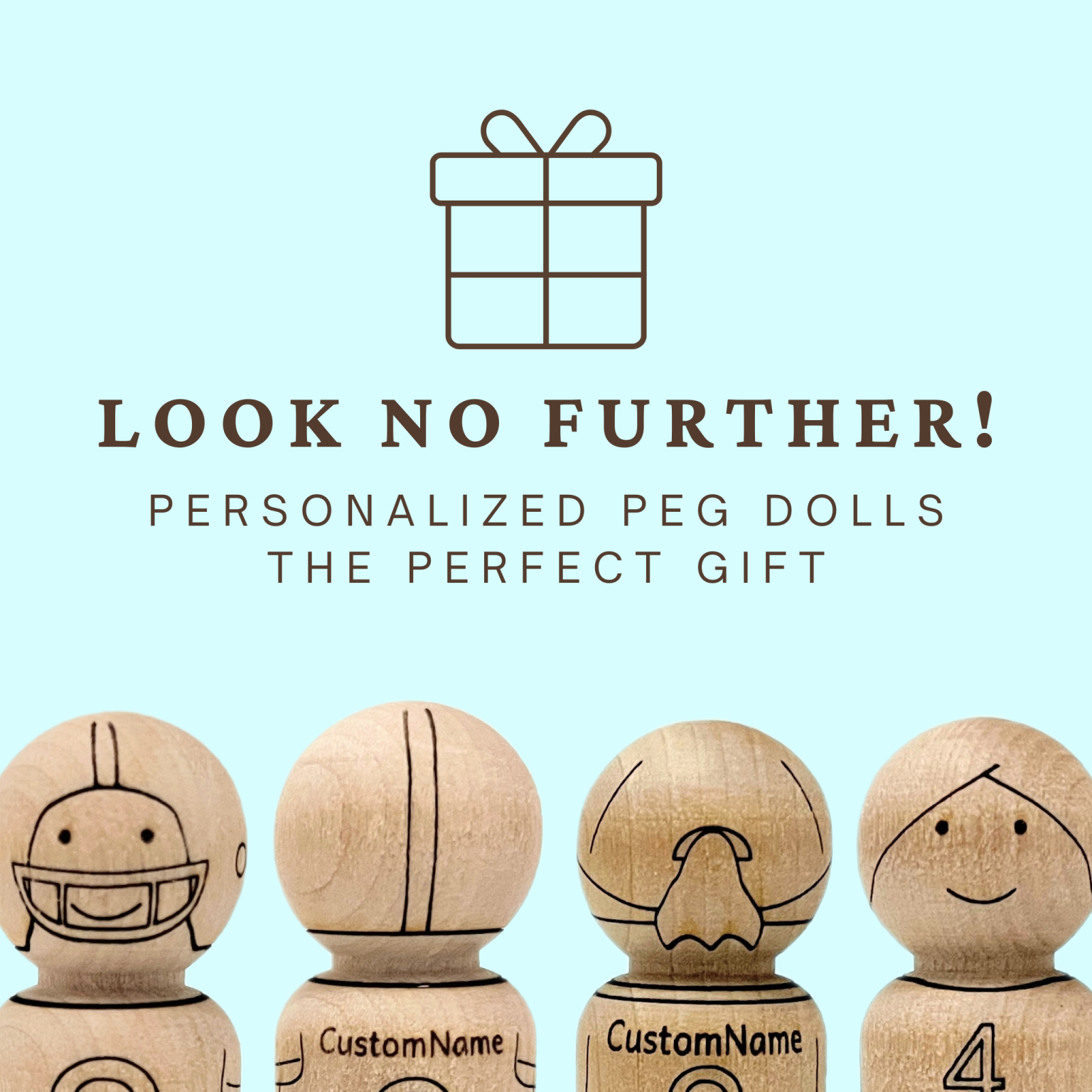 Look no further! Personalized peg dolls - the perfect gift! - Pegsies