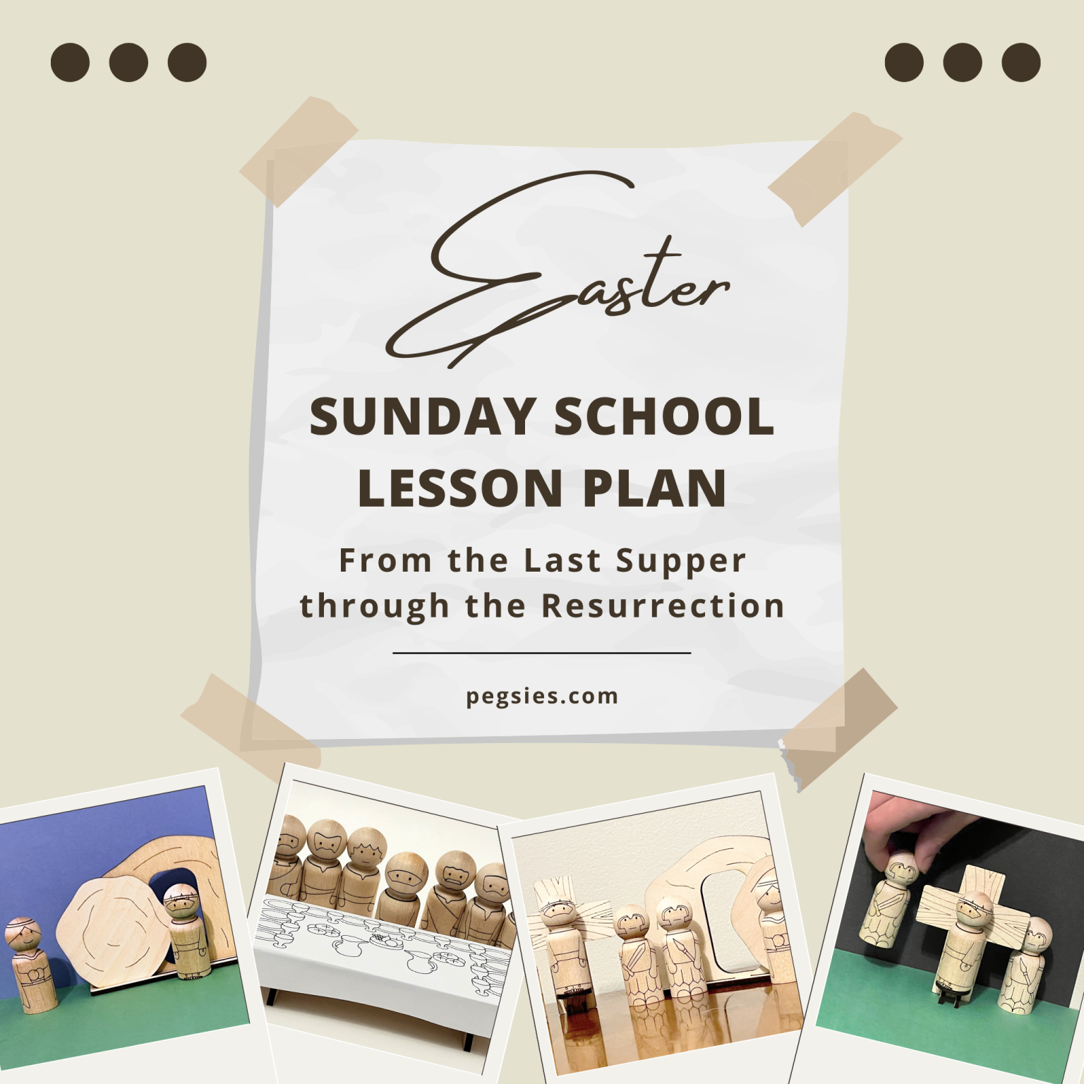 Free Easter Lesson Plan: From The Last Supper Through The Resurrection ...